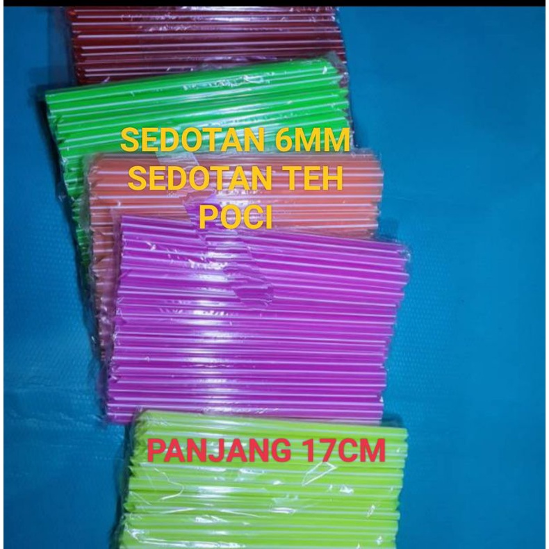 Jual SEDOTAN 6MM SEDOTAN BUBBLE KECIL TEH POCI JUS ISI 50 BATANG ...