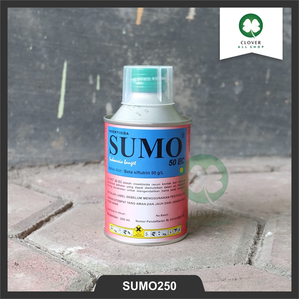 Jual INSEKTISIDA SUMO 50 EC KEMASAN 250 ML RACUN PEMBASMI ULAT GRAYAK ...