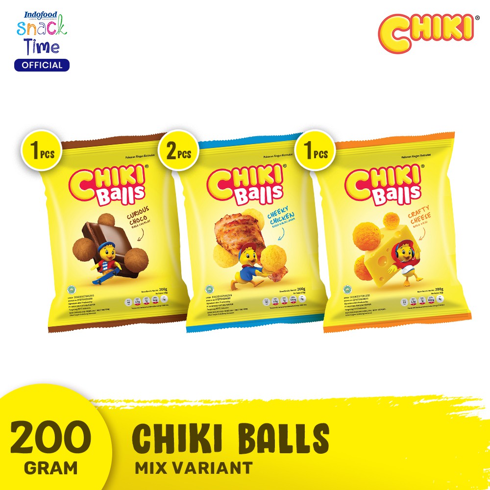 Jual Chiki Ball All Variants 200 Gr - 4 Pcs | Shopee Indonesia