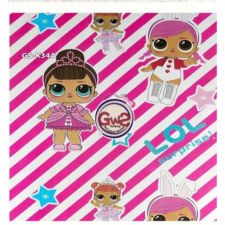 Jual Wallsticker anak gambar LOL 10 meter wallpaper sticker | Shopee ...