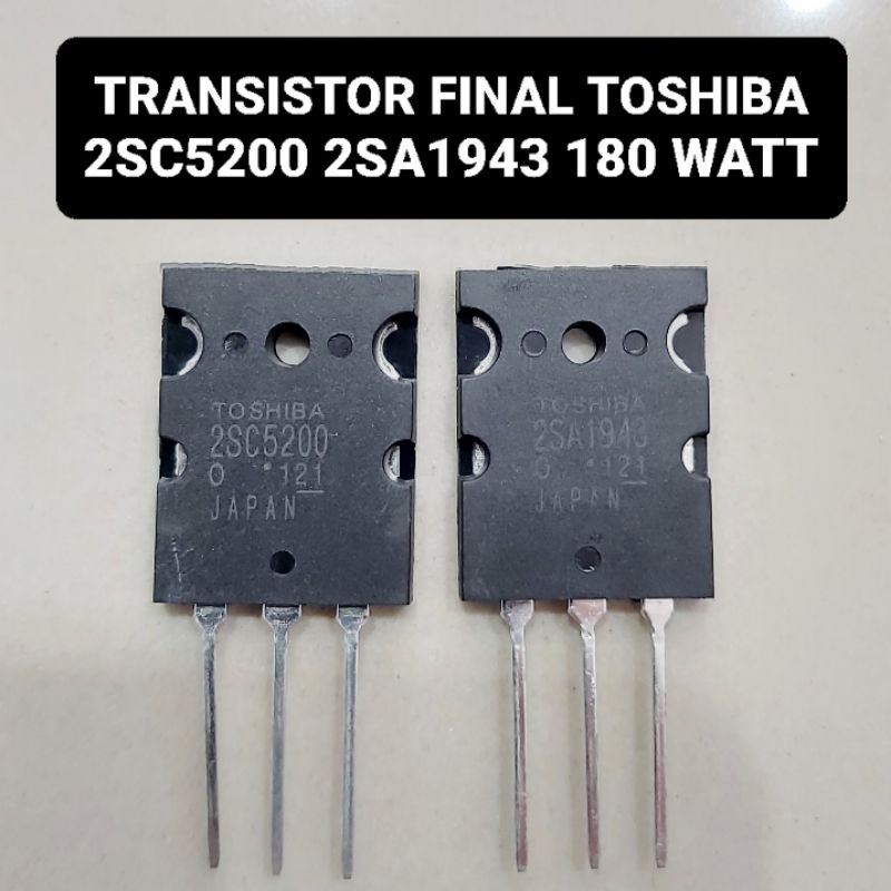 Jual Transistor TR final toshiba c5200 a1943 original BARU | Shopee ...
