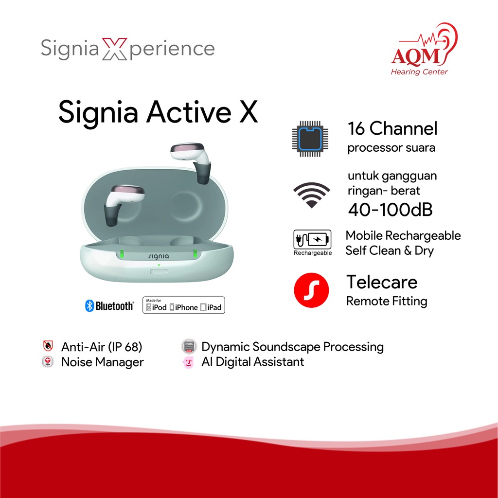 Jual Alat Bantu Dengar Signia Active X | Shopee Indonesia