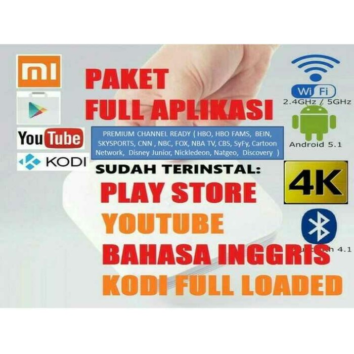 Jual Unik Android Smart TV Xiaomi Hezi Mi Box 3S PRO Enhanced 4K Murah ...