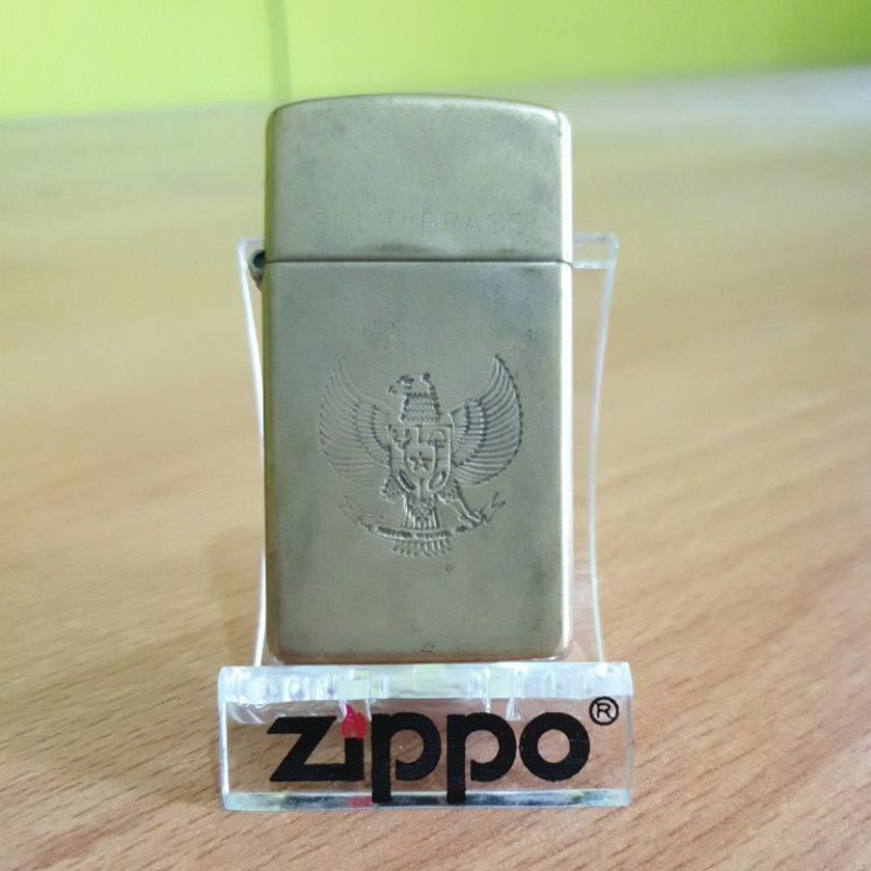 Jual ZIPPO Lighter Korek Api Zippo Slim Garuda-NU | Shopee Indonesia