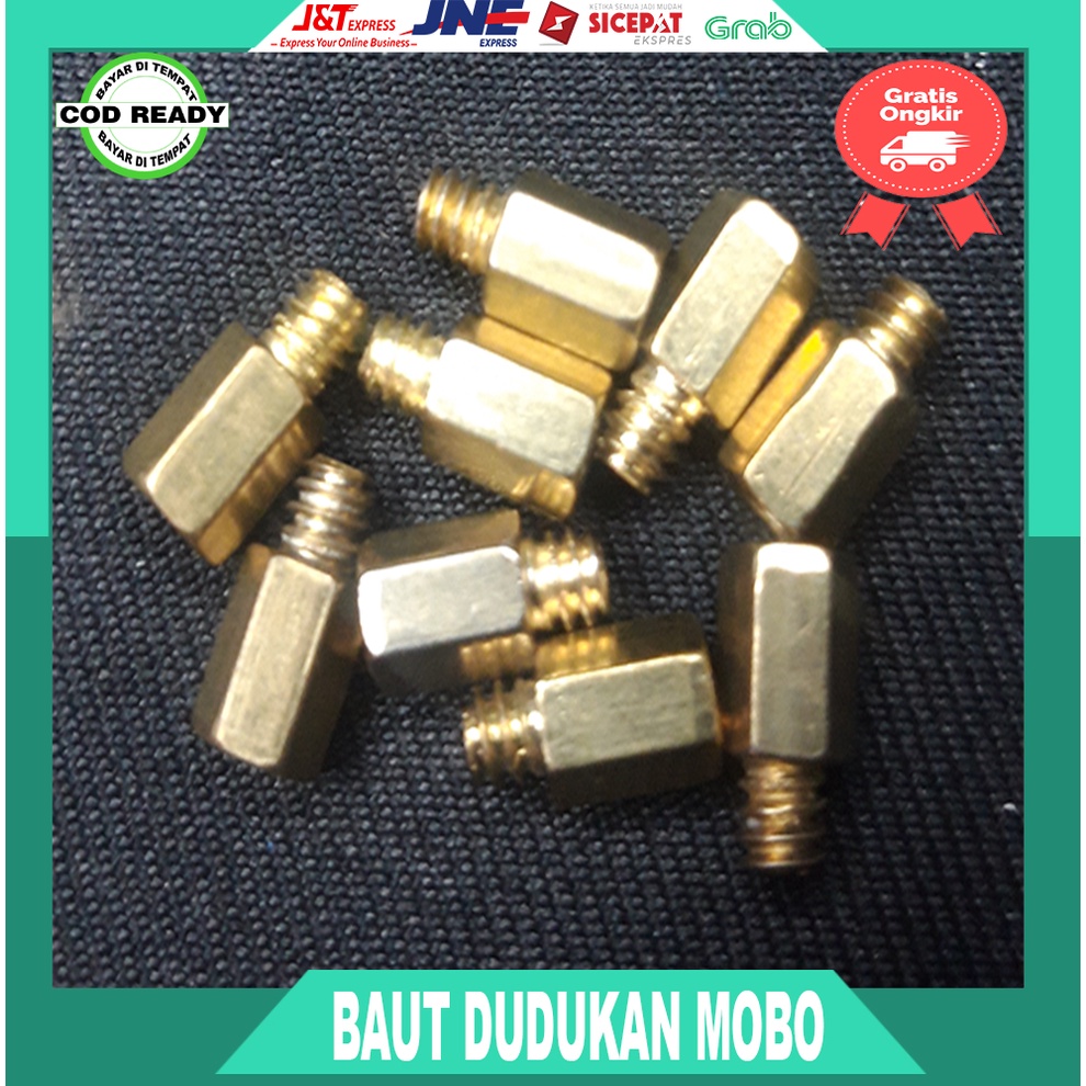 Jual Baut Baud dudukan Motherboard / Spacer motherboard | Shopee Indonesia