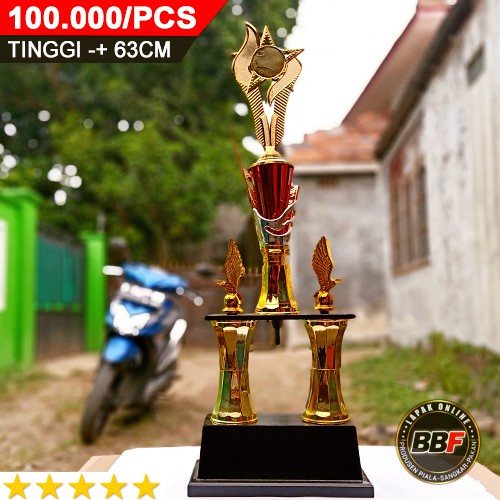 Jual Piala 2 Kaki Murah Tinggi 63 Cm | Shopee Indonesia