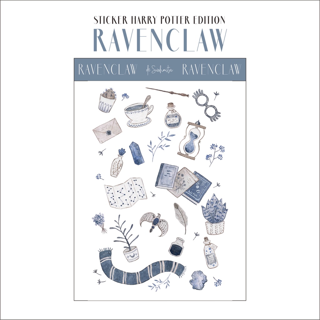 Jual Stiker Harry Potter Ravenclaw Untuk Dekorasi Handphone Harry ...