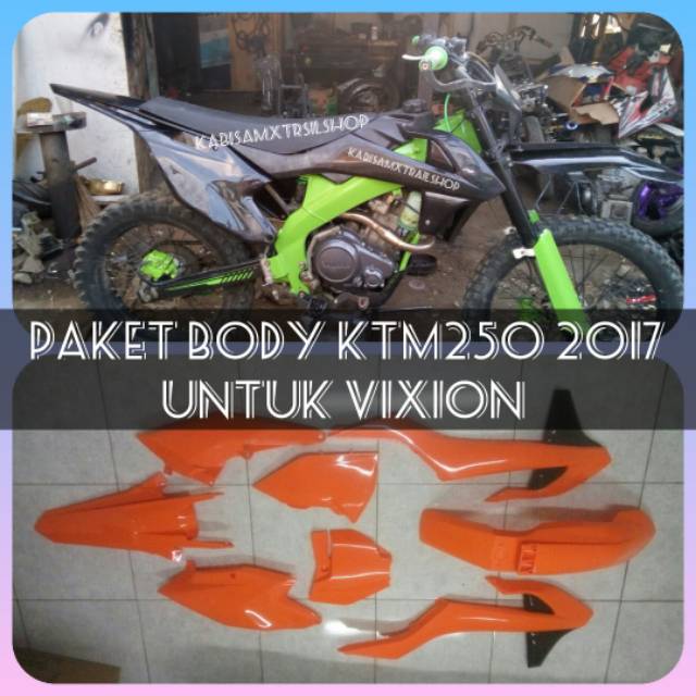Jual Bodyset ktm 250 2017 untuk vixion injeksi dan karbu injeksi nvl ...