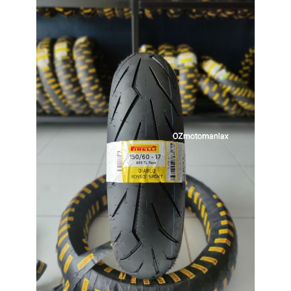 Jual Ban Pirelli Diablo Rosso Sport 150/60-17 (Up Size Ban Belakang ...