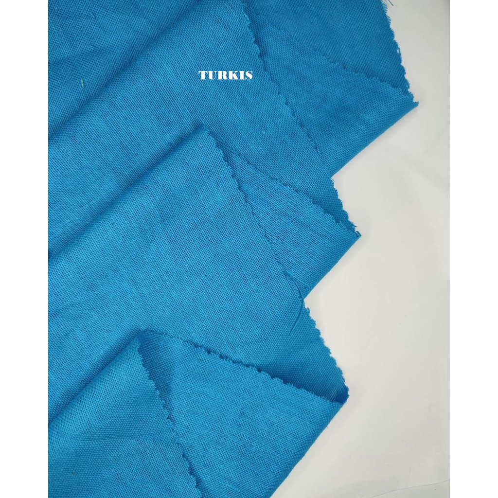 Jual 1/2 meter Kain katun linen rami /Bahan Rami polos Kualitas Premium ...