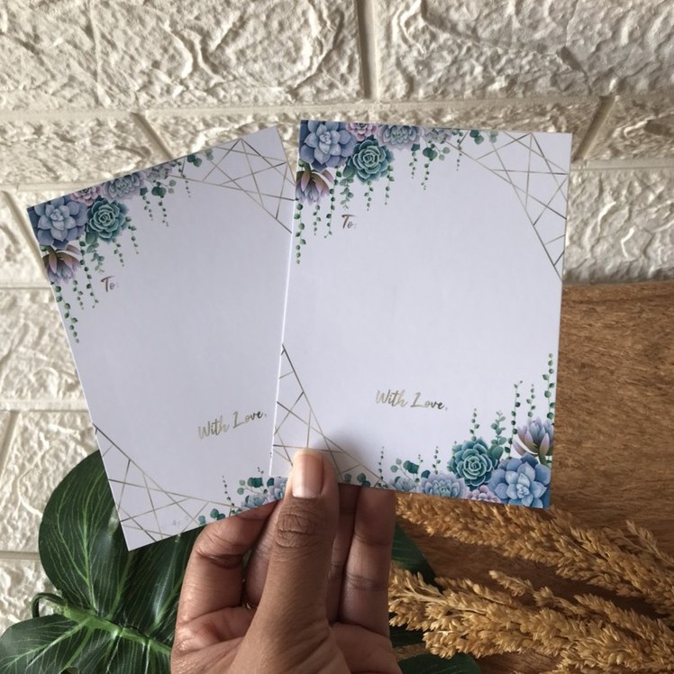 Jual KARTU UCAPAN KOSONG/GREETING CARD/KARTU HAMPERS READY STOK ...