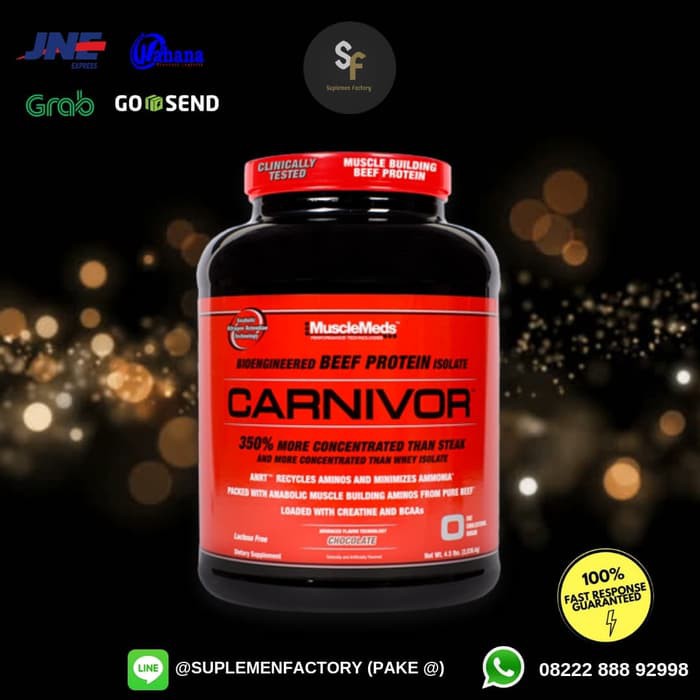 Jual Original Beauty">>> Carnivor Whey 4 Lbs Beef Protein Musclemeds ...