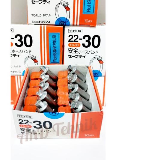 Jual ۞ Klem Selang TOYOX CLAMP Type FS-30 (1PCS) | Shopee Indonesia