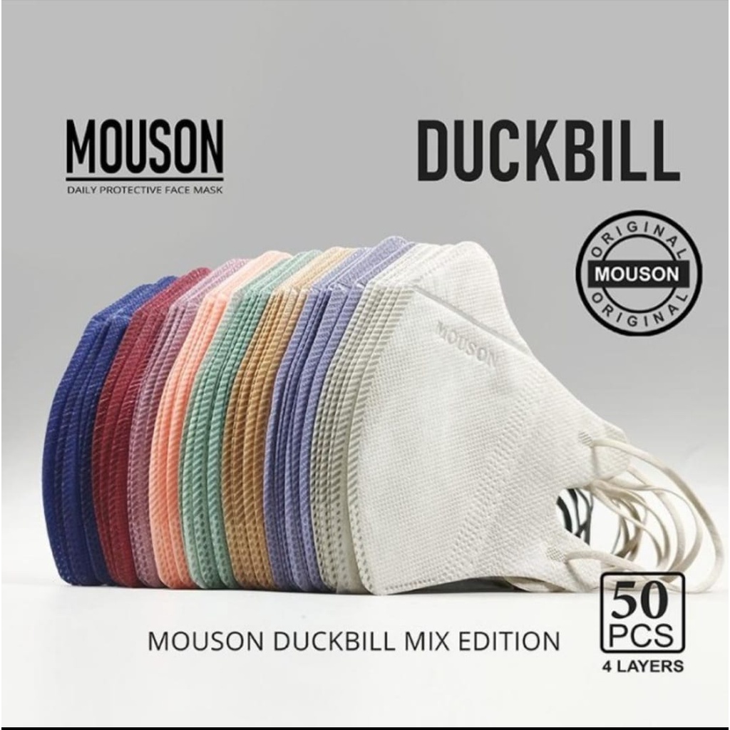 Jual Masker Dukcbill Mouson 4ply 1 Box isi 50 pcs Ready Stock | Shopee ...