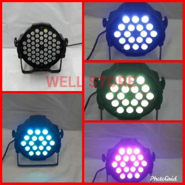 Jual Lampu Lighting Panggung Parled 18x10W Full Colour | Shopee Indonesia
