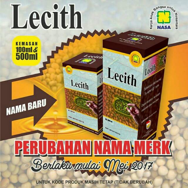 Jual Lecithin Original Nasa / Natural Lecith | Shopee Indonesia