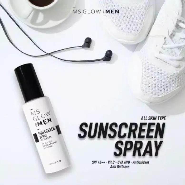 Jual SUNSCREEN SPRAY MS GLOW MEN (KODE 8162) | Shopee Indonesia