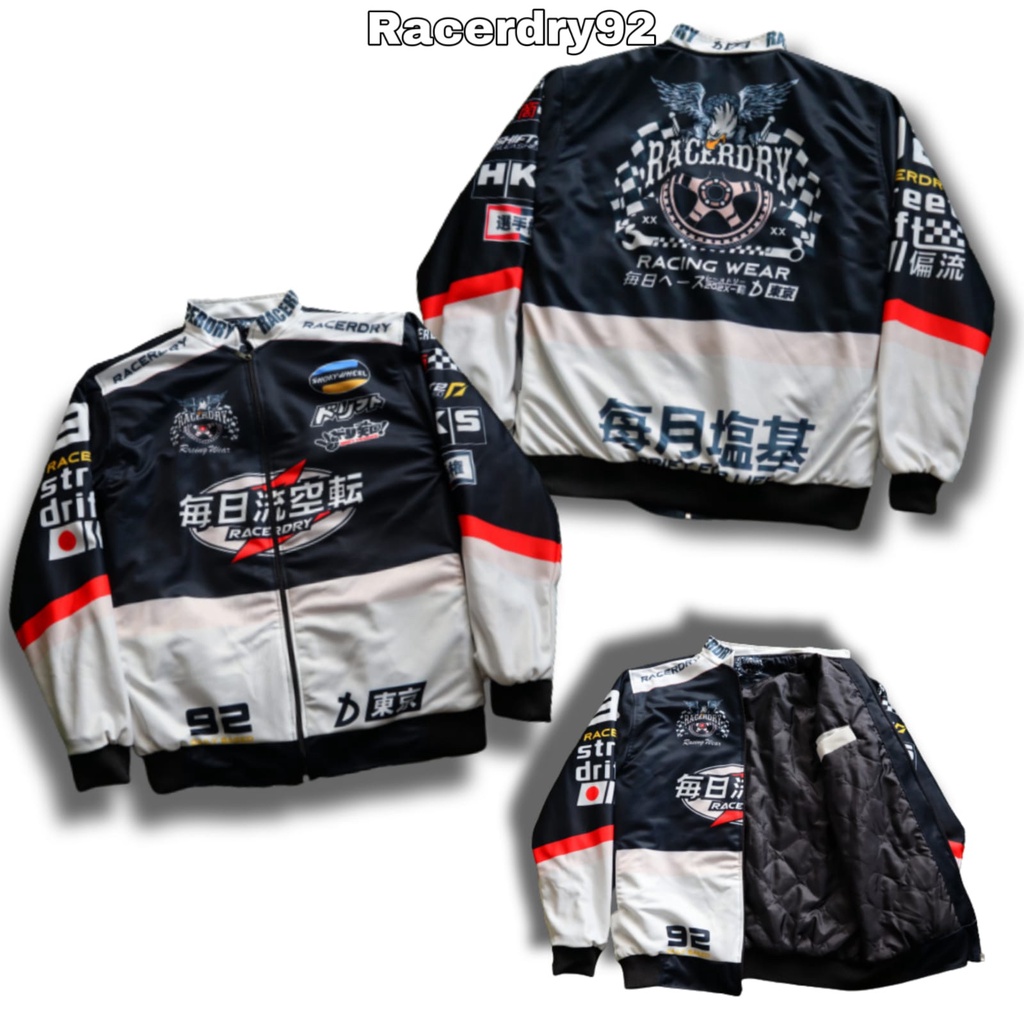Jual Nascar Jacket Racing Jaket Varsity Pria Wanita Original Racerdry Jaket Motor | Shopee Indonesia