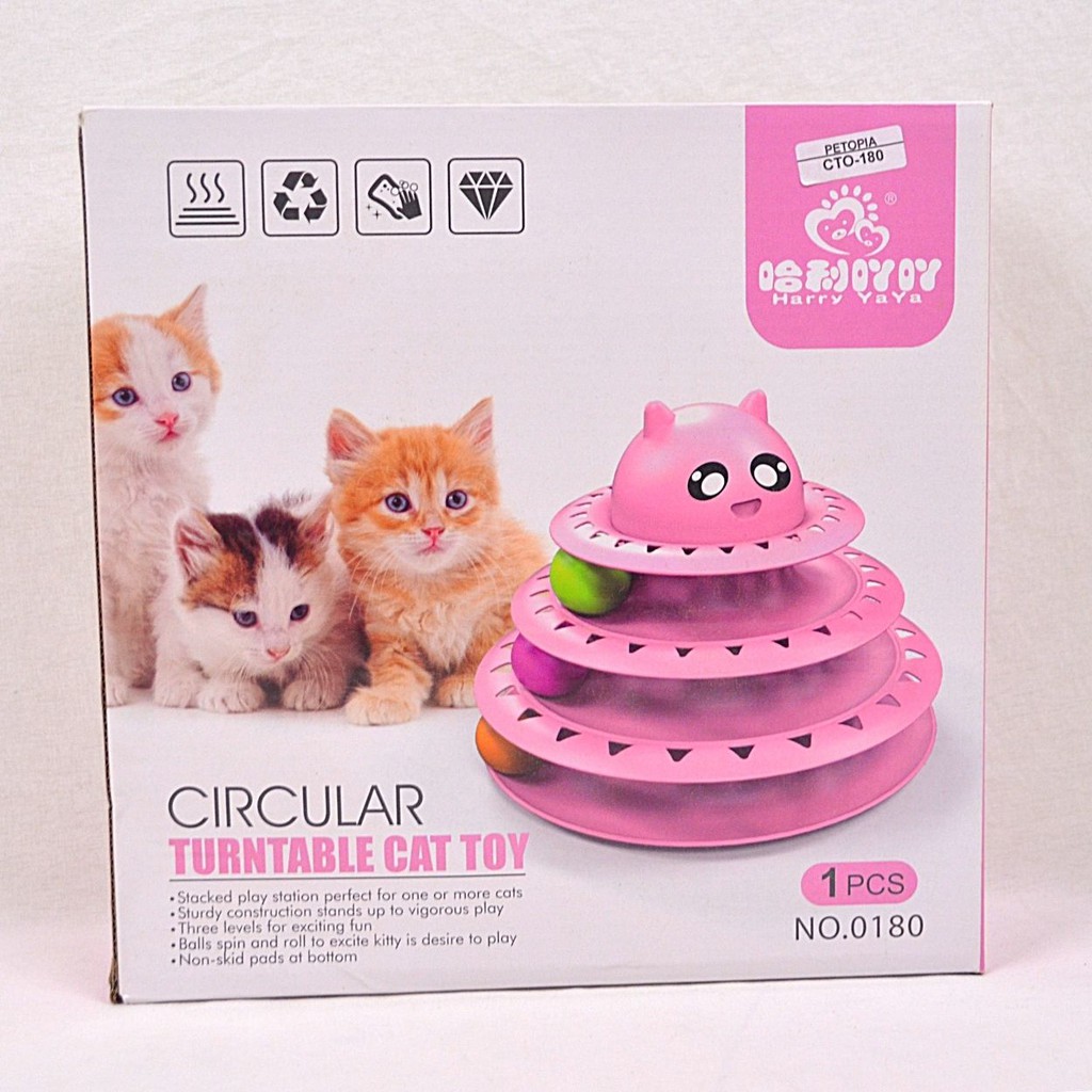 Jual YAYA CTO180 Mainan Kucing Circular Turntable Cat Toy | Shopee ...