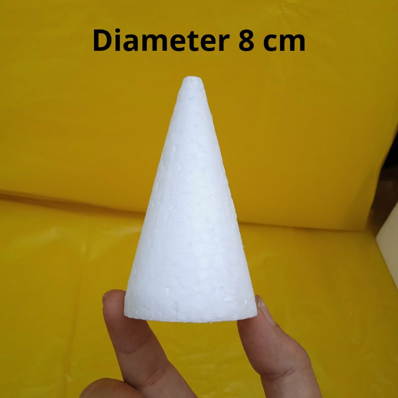 Jual styrofoam kerucut cone / sterofoam kerucut / gabus kerucut tinggi ...