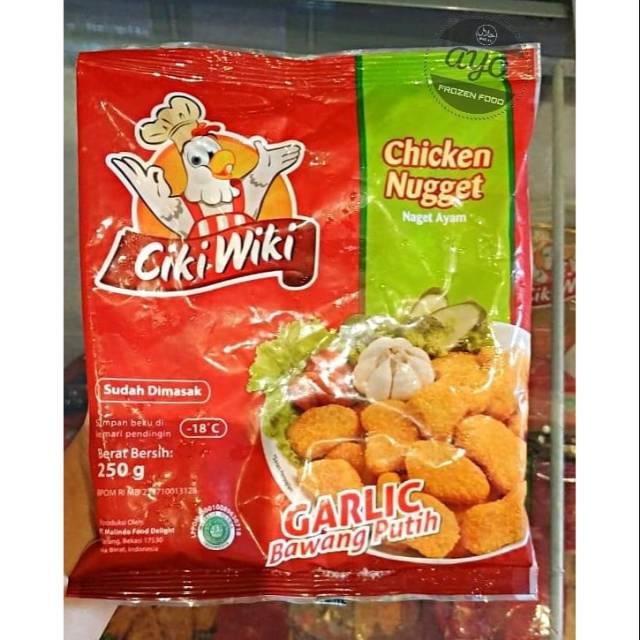 Jual Ciki wiki naget ayam rasa bawang putih | Shopee Indonesia