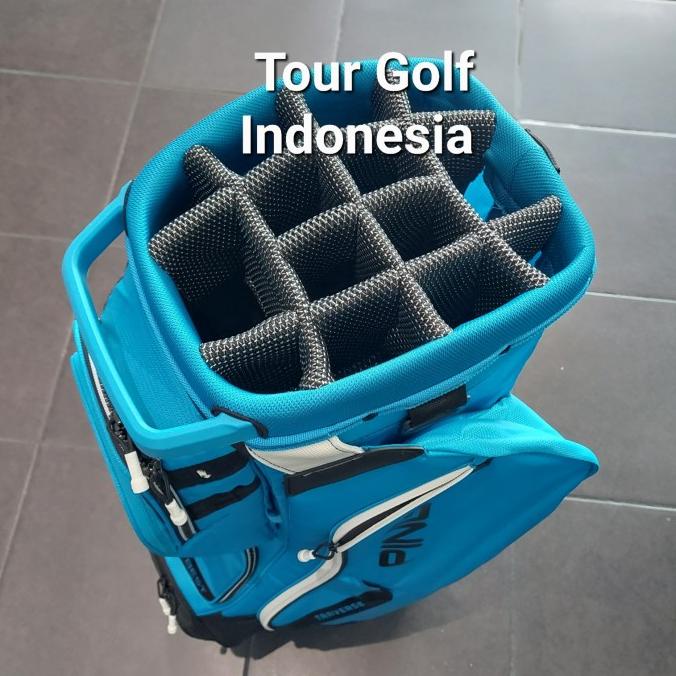 Jual Tas Golf Bag Ping Traverse 214 Royal Black White14 Dividers ...