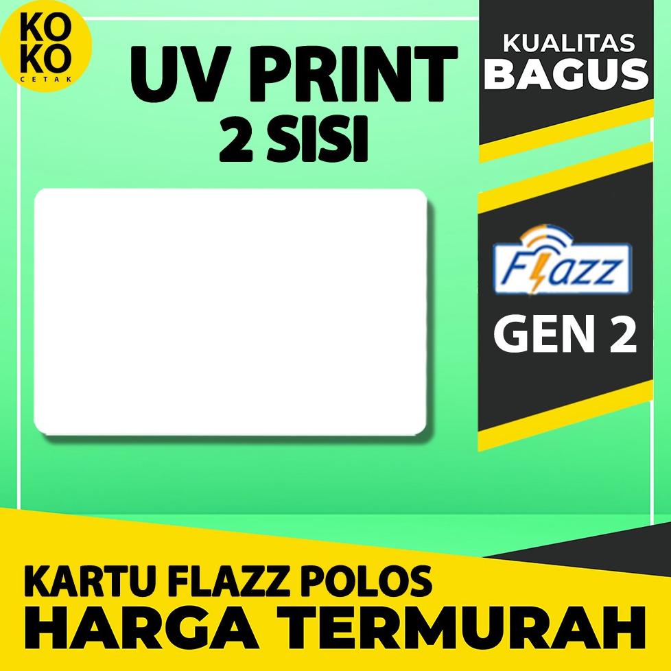 Jual Kartu Flazz Bca Uv Print Tinta Putih / Flazz Polos Gen 2 Polosan - 2 Sisi | Shopee Indonesia