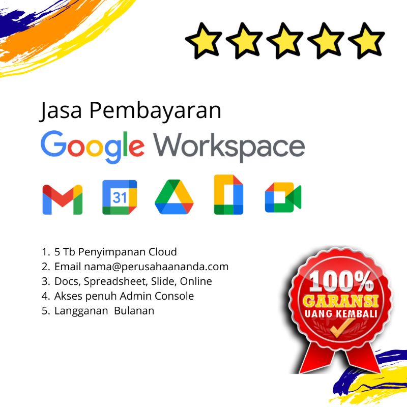 Jual GOOGLE WORKSPACE/GSUITE ORIGINAL SUBSCRIPTION | Shopee Indonesia