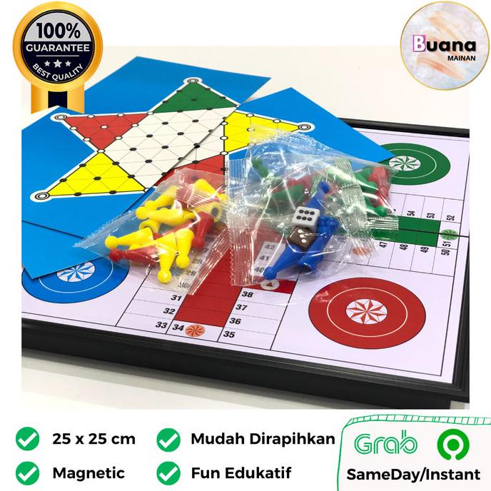 Jual MAINAN PAPAN MAGNET 3 IN 1 - ULAR TANGGA - HALMA - LUDO | Shopee ...