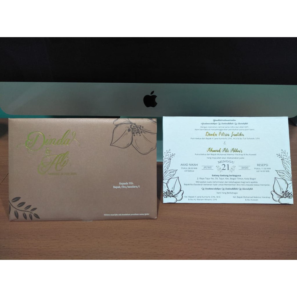 Jual Undangan Pernikahan Hard Cover Landscape | Shopee Indonesia