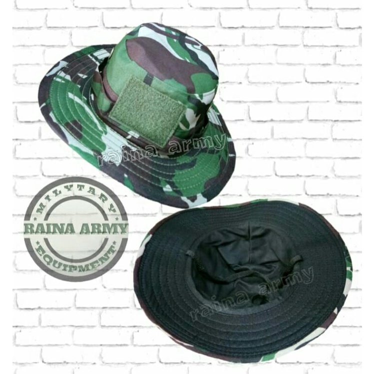 Jual topi rimba tactical bdu topi rimba velbed loreng tni malvinas ...