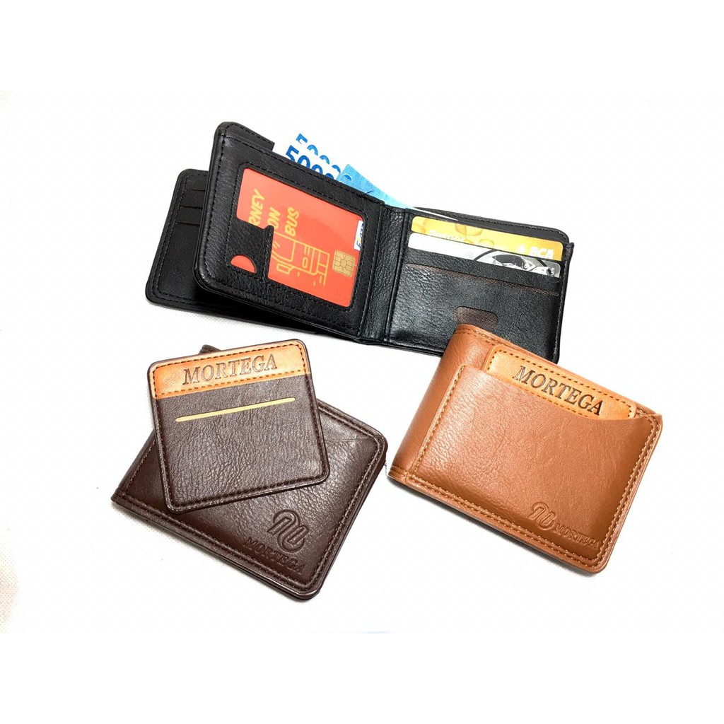 Jual Dompet Kulit Sintetis / Dompet Lipat Mortega Pria - M-501/M-9501/M ...