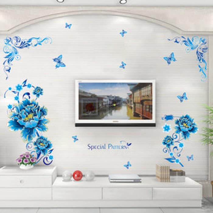 Jual Jual METH WALLSTICKER WALL STICKER 50X70 AM7096 EXOTIC BLUE ROSES ... Jual Jual METH WALLSTICKER WALL STICKER 50X70 AM7096 EXOTIC BLUE ROSES ...