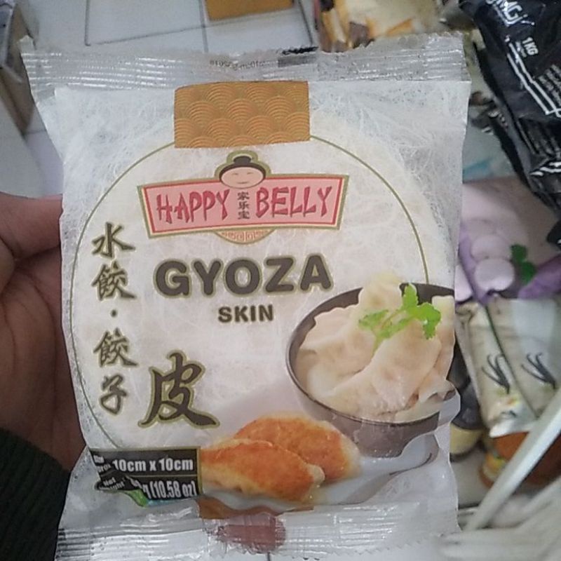 Jual HAPPY BELLY GYOZA SKIN 300GR, KULIT DIMSUM, SOMAY DLL | Shopee ...