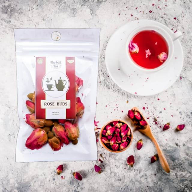 Jual Teh Bunga Mawar / Rosebud Tea / Rosebuds Tea / Teh Herbal Alami ...