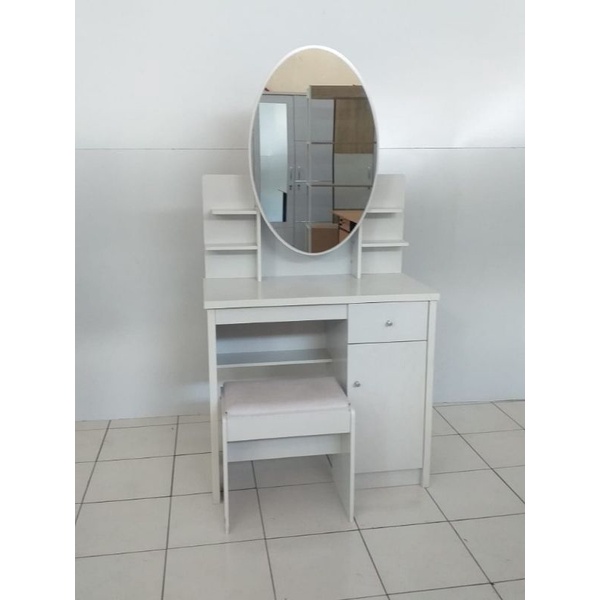 Jual MEJA RIAS KACA OVAL | Shopee Indonesia