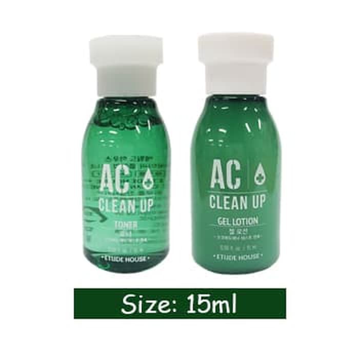 Jual BEST SELLER Etude House AC Clean Up Toner & Gel Lotion (15ml ...