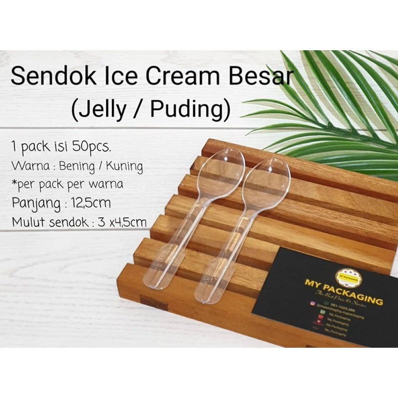Jual Sendok Ice Cream BESAR / Sendok Jely / Sendok Puding - PREMIUM ...