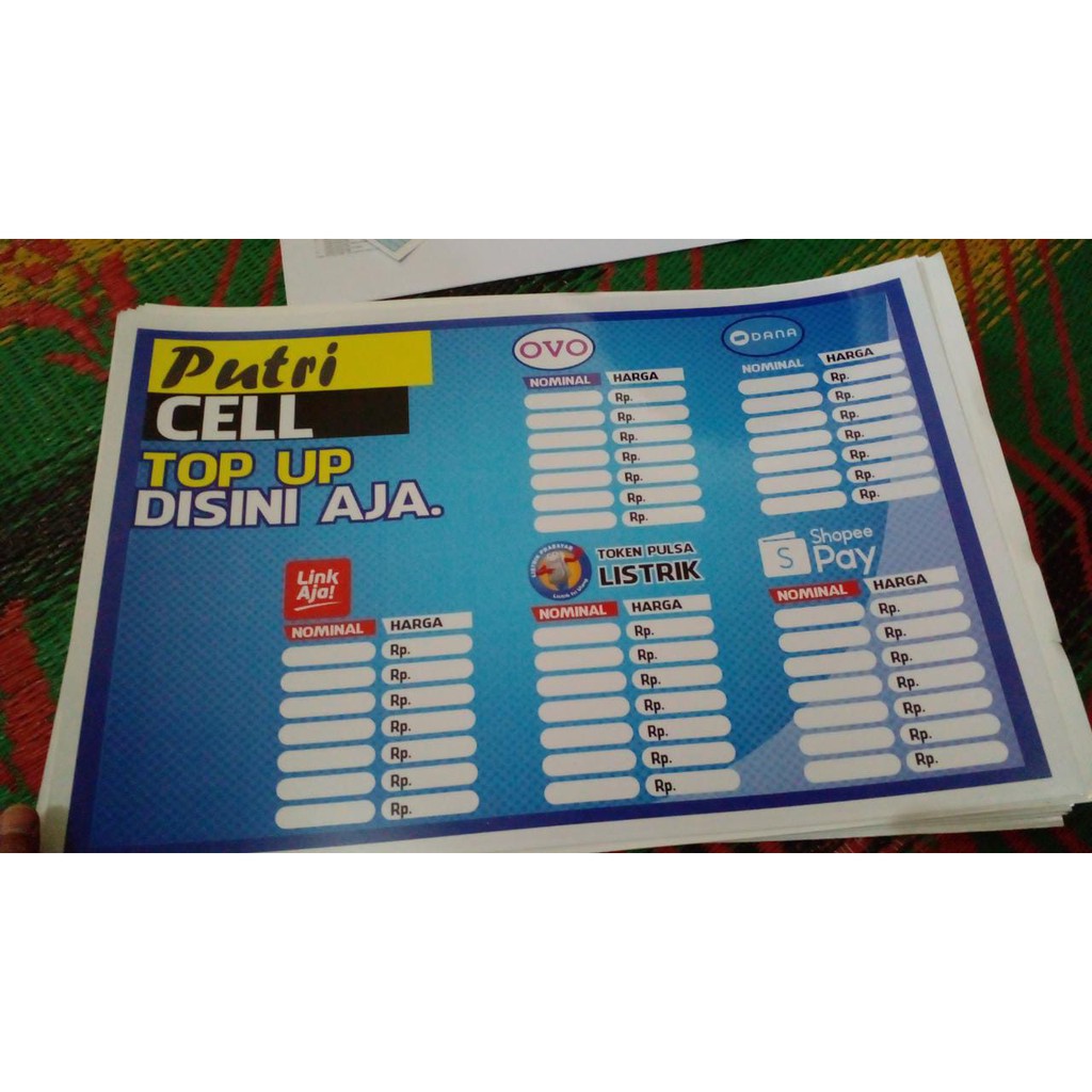 Jual Poster Emoney Custom | Shopee Indonesia