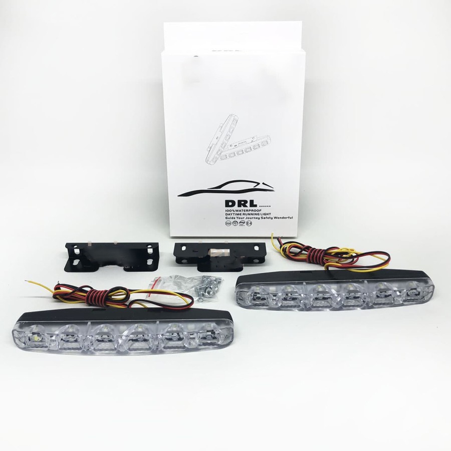 Jual Wiusnu Store - SEPASANG LAMPU LED DRL 6 TITIK & SEN/SEIN WATERPROOF SENJA GRILL DRG ...