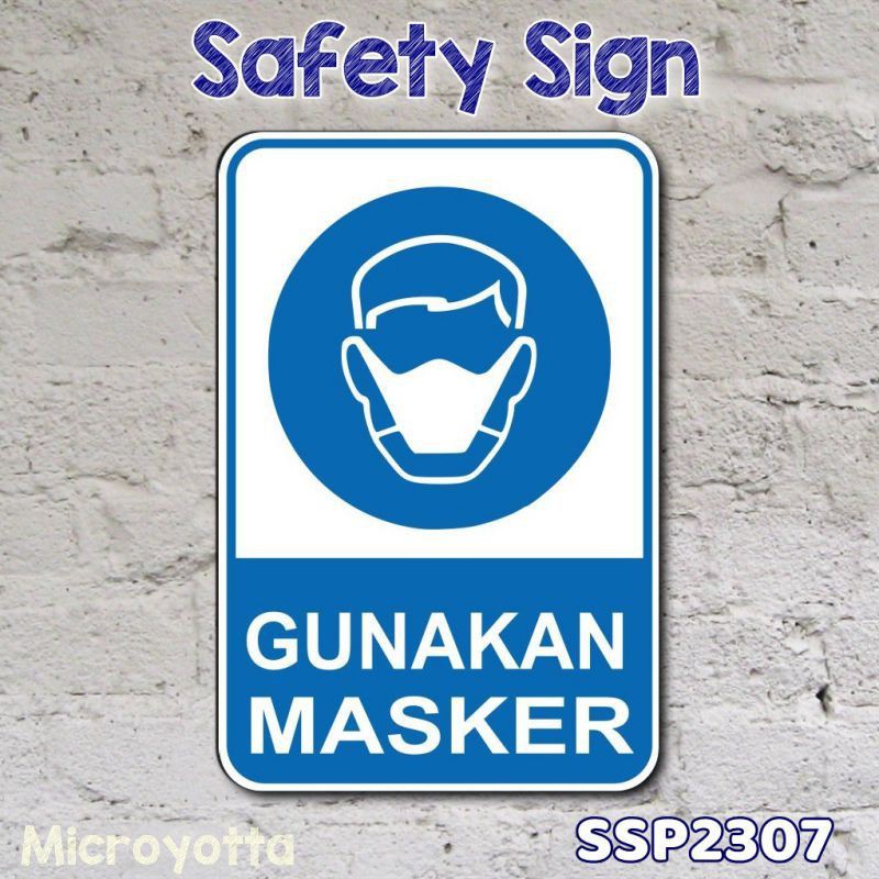 Jual Microyotta Safety Sign Label Rambu Petunjuk K3 EESH - Gunakan ...
