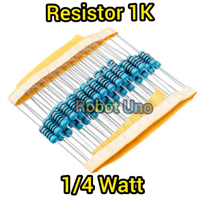 Jual Resistor 1K 1/4 Watt x10Pcs | Shopee Indonesia