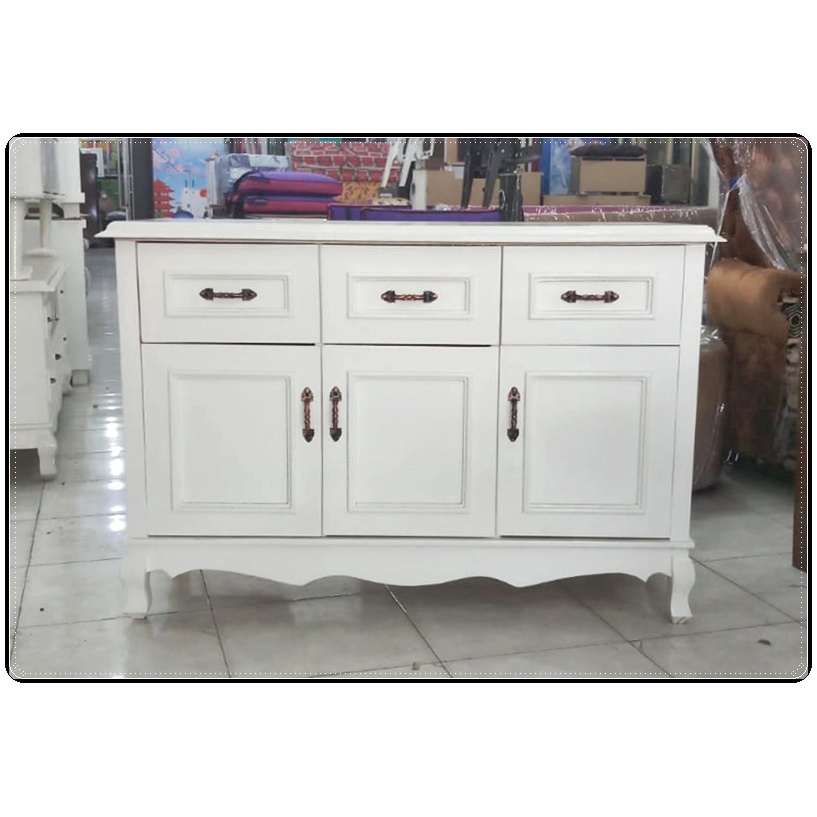 Jual BUPET KAYU RATA SERBAGUNA DESIGN KLASIK | Shopee Indonesia