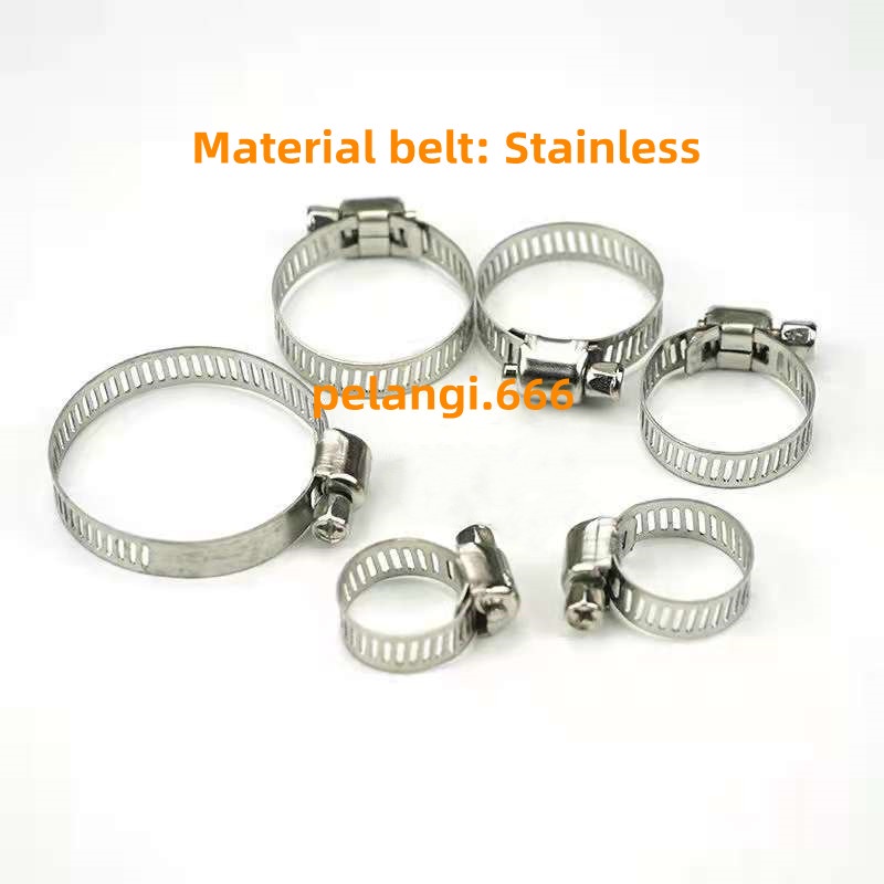 Jual Klem Selang Stainless/Hose Clamp 1", 1 1/4", 1 1/2" , 1 3/4" Tebal ...