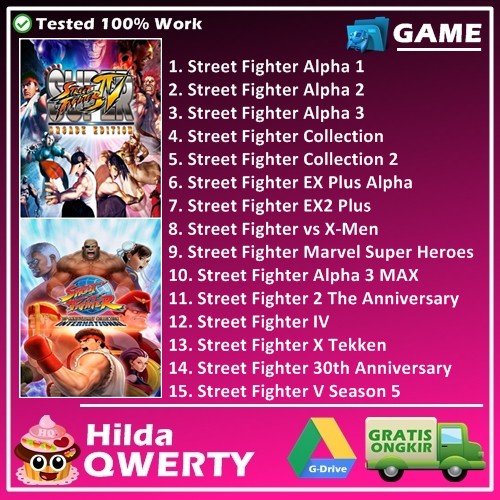 Jual Street Fighter Game Paket Lengkap SEMUA SERI untuk PC Laptop | Shopee Indonesia