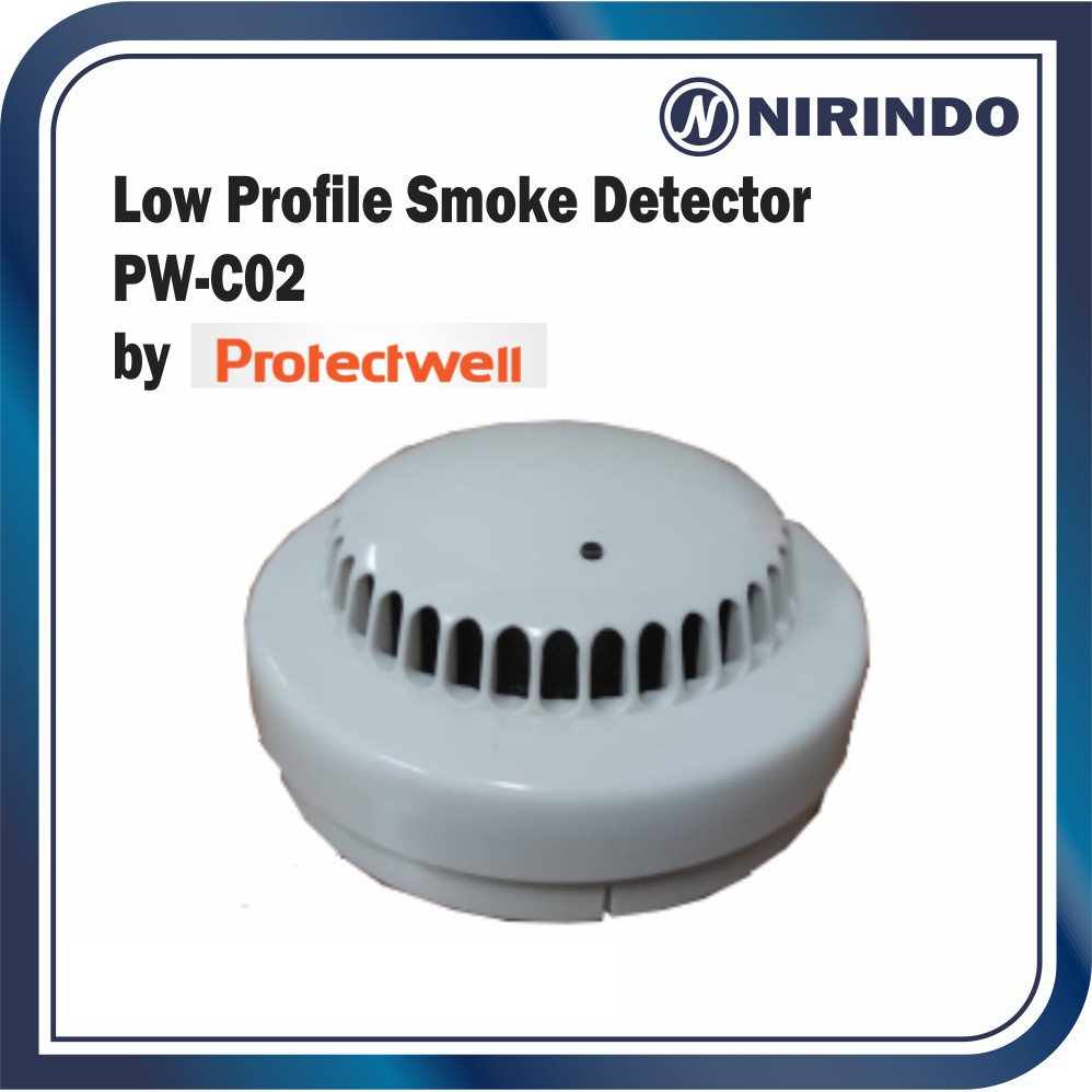 Jual Low Profile Smoke Detector PW-C02 by Protectwell | Shopee Indonesia