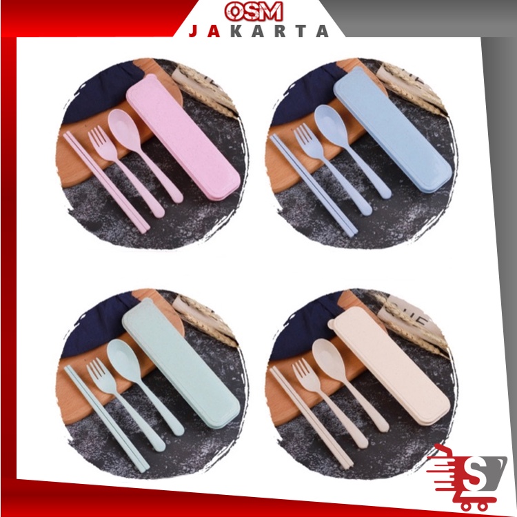 Jual OSM JKT H515 Sendok Garpu Set 3 In 1 / Set Sendok Jerami / Alat ... Jual OSM JKT H515 Sendok Garpu Set 3 In 1 / Set Sendok Jerami / Alat ...