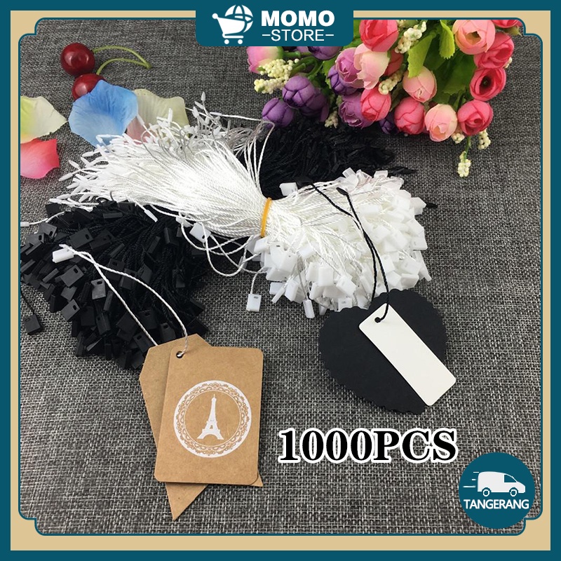 Jual 1000pcs Tali Hang Tag Nylon/Hang Tag Rope/Tali Label Pakaian ...