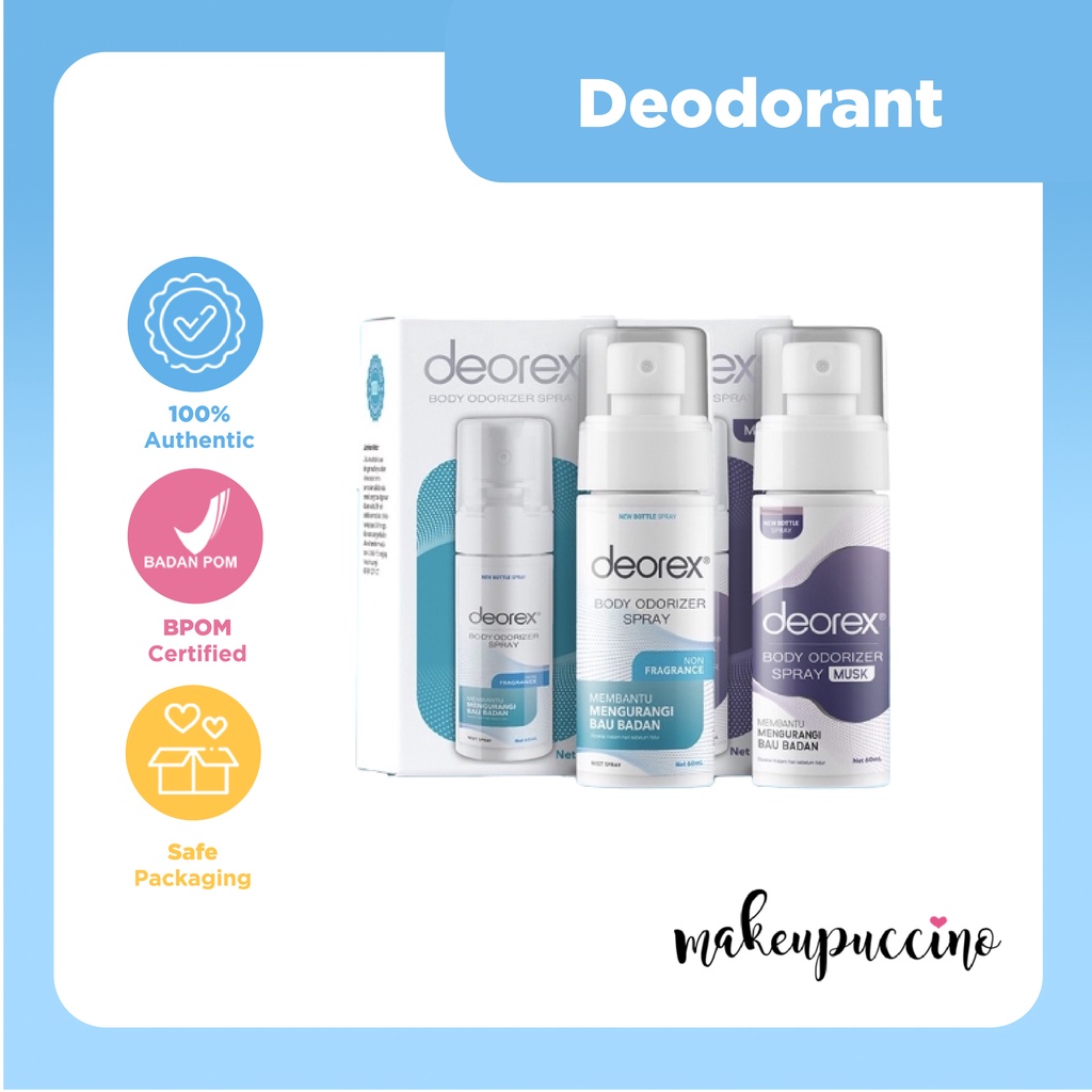 Jual Deorex Body Odorizer Spray 60ml | Shopee Indonesia