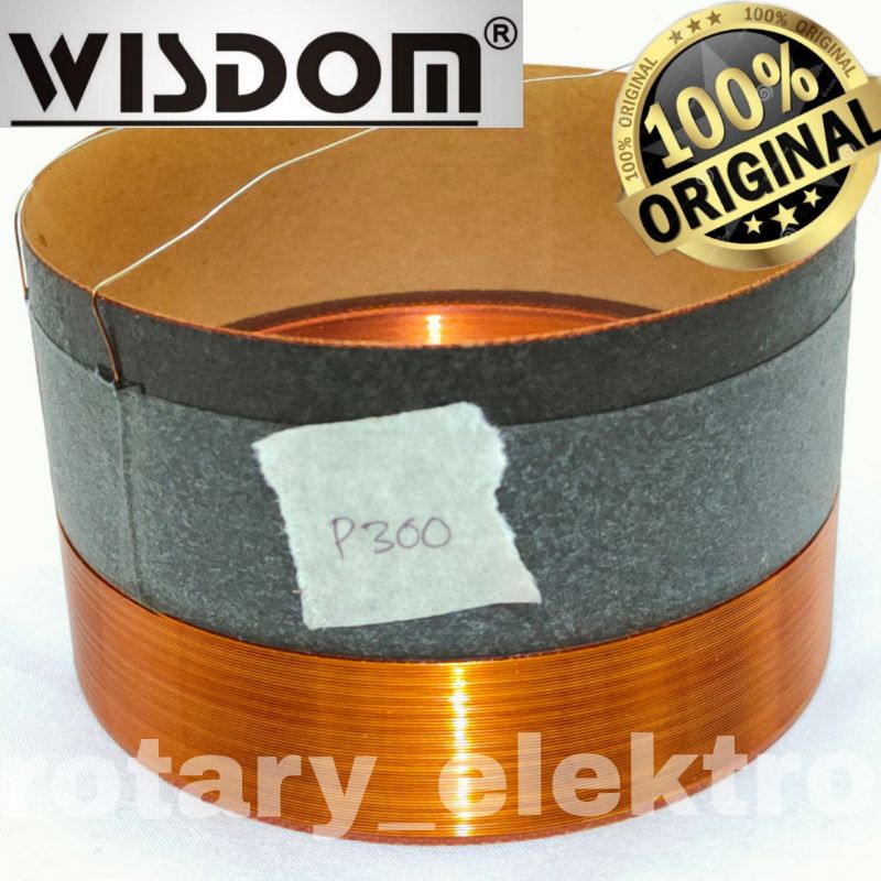 Jual SPOOL SPEAKER ORIGINAL WISDOM P300 / 8 OHM 99.5 | Shopee Indonesia